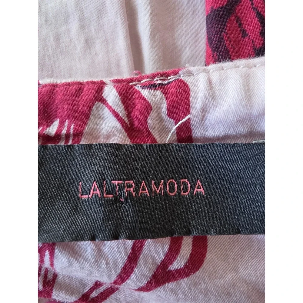 Laltramoda | Skirts | Laltramoda Floral Mini Skirt It 38 Us 2 Pink Boho ...
